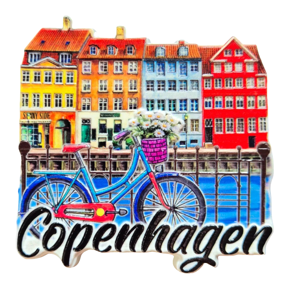 Copenhagen Fridge Magnet MINI – Colorful Danish Souvenir | SOUVENIRS SHOP